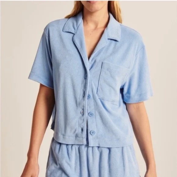 Abercrombie & Fitch | Tops | Af Terry Cloth Top Soft Af Collection ...